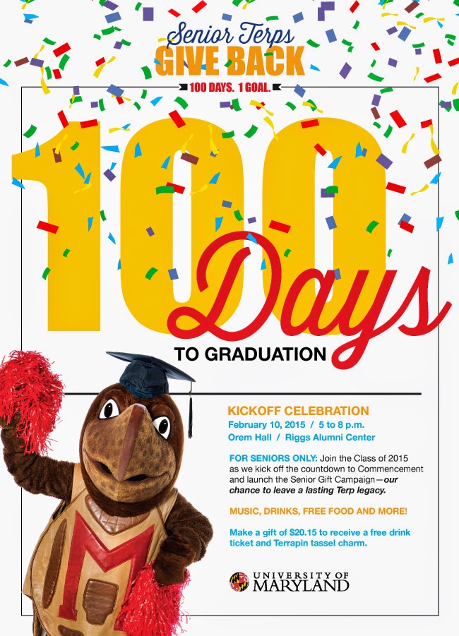 U. of Maryland Honors College: Senior Class Gift/100 Days to Graduation ...